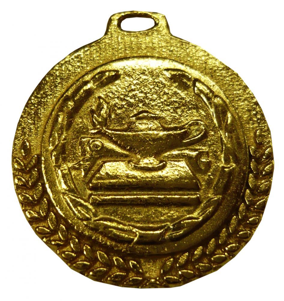 Madera y Metal. Medalla Ciencias y Letras 32mm M9.363