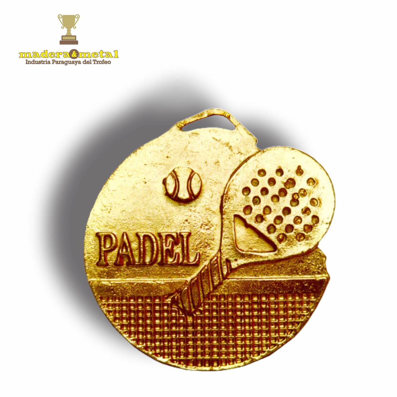 Madera y Metal. Medalla Paddle 65mm. M9.20