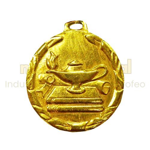 Madera y Metal. Medalla Ciencias y Letras 48mm - M9.315