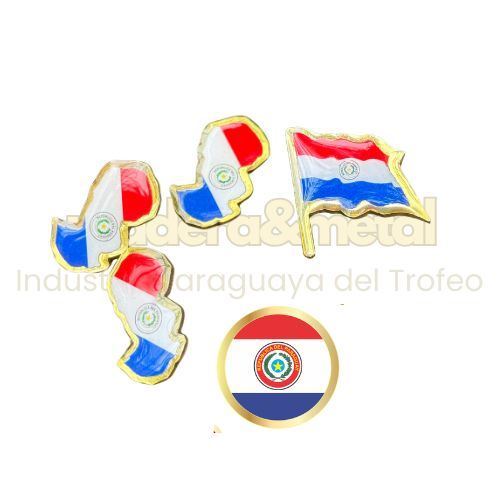 Madera y Metal. Insignias, Pins y llaveros de metal